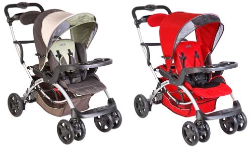 Amazon.com : Mia Moda Compagno Twin Baby Tandem Stroller : Baby