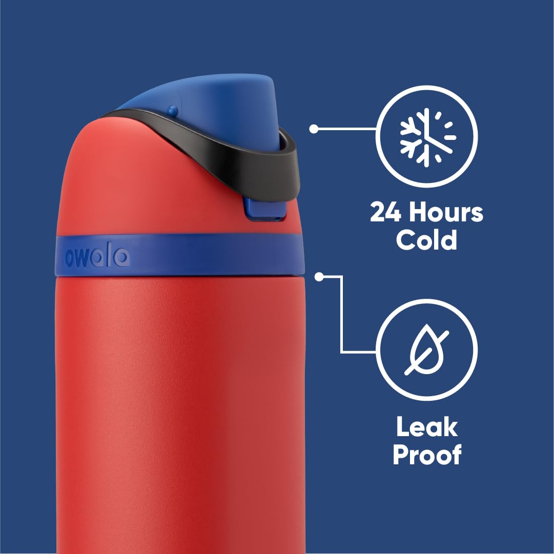 Snapklik.com : Owala Marvel FreeSip Insulated Stainless Steel Water Bottle