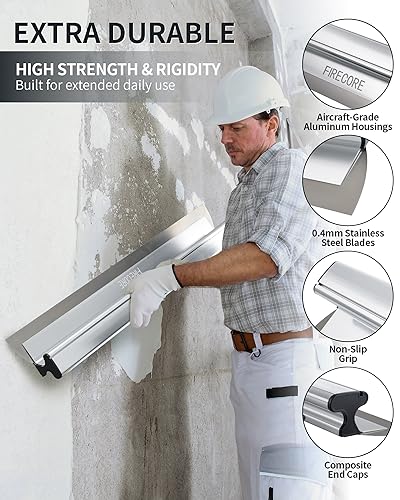 Snapklik.com : Drywall Skimming Blade, 32 Inch Drywall Tools Aluminum ...