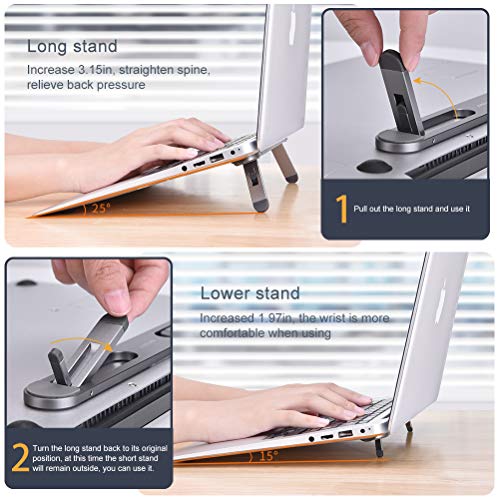 Concept Kart Oatsbasf Ultra Slim Laptop Stand Holder, Invisible ...