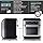 Arendo - Multifunktions Mini Backofen Heißluftfritteuse - 10 Liter ...