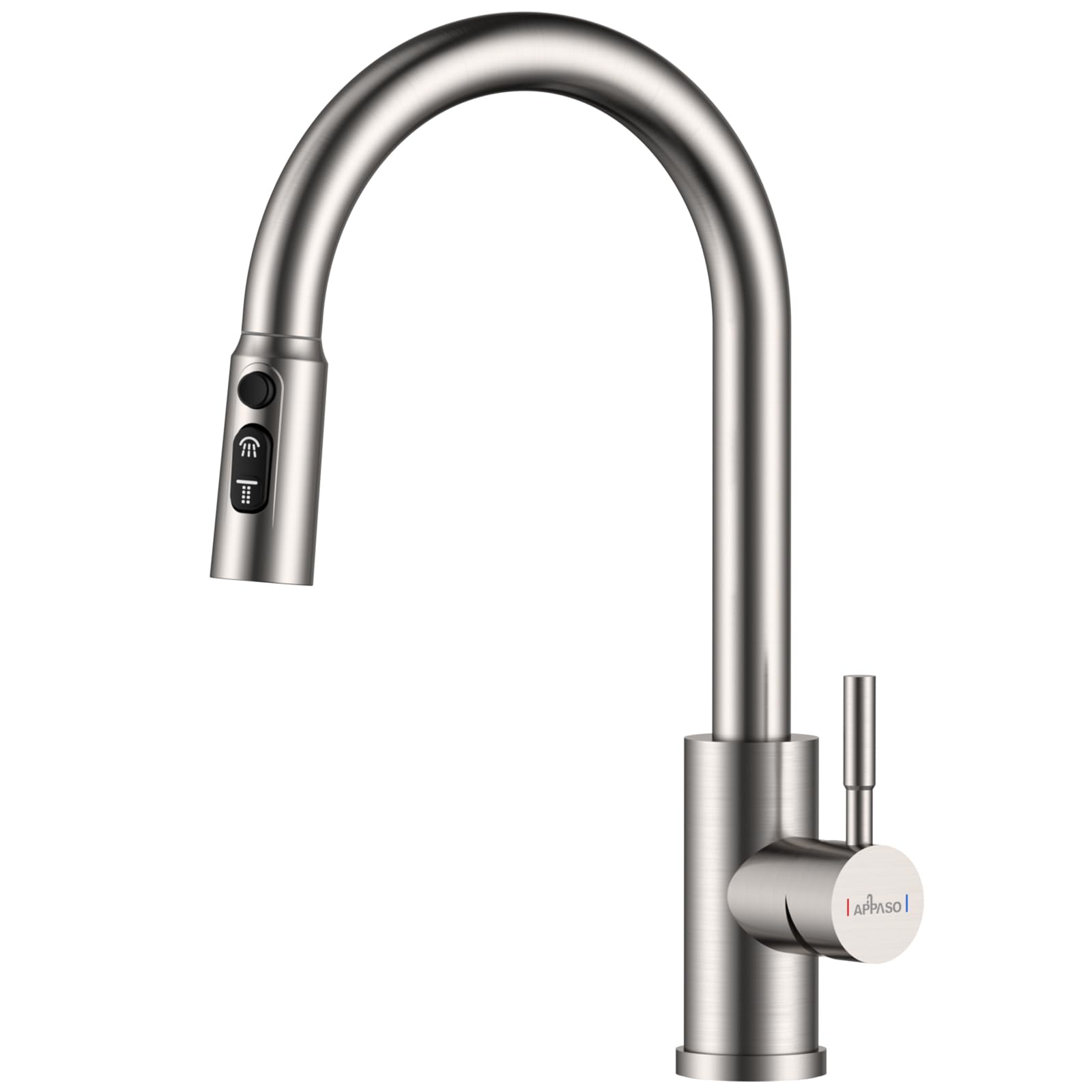 APPASO Kitchen Sink Taps Mixer with Pull Out Spray, Kitchen Mixer Tap ...