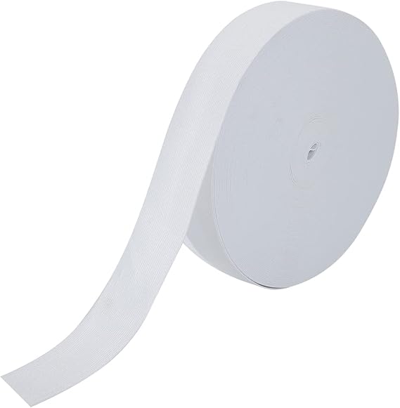 Amazon.co.jp: TKY 弾性バンド 平ゴム ゴムベルト 手芸 工作 手作り 縫製 弾性 コール ズボン 幅5cm 長さ10m (ホワイト) : ホビー