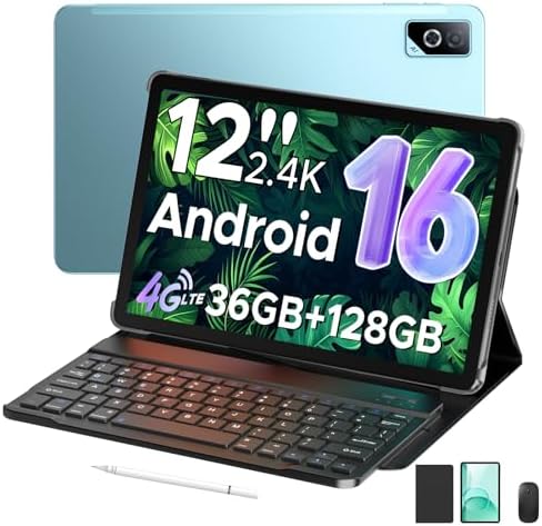 Amazon.com : DOOGEE Tab G6 Pro 12 Inch 2.4K Tablet, 2026 New Android 16 ...
