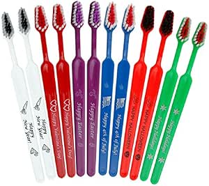 Amazon.com : Tess Oral Health Holiday Toothbrush Multi Pack for Kids ...