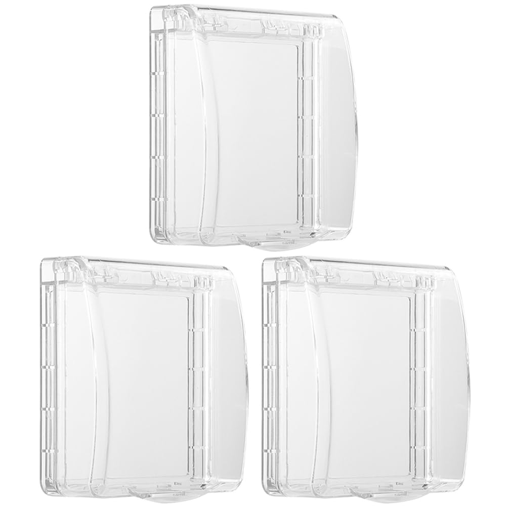 Housoutil 3PCS Plastic Wall Switch Cover Box, Electrical Power Outlet ...