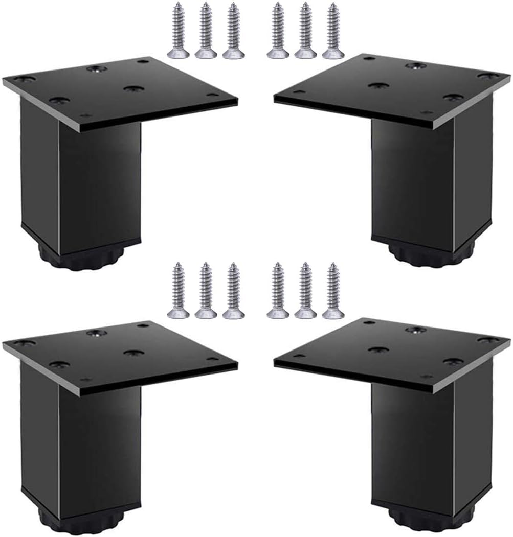 Amazon.com: YXQ Furniture Cabinet Feet Adjustable Aluminum Alloy ...