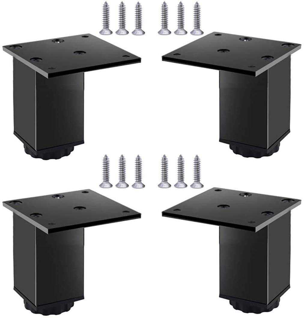 Amazon.com: YXQ Furniture Cabinet Feet Adjustable Aluminum Alloy ...