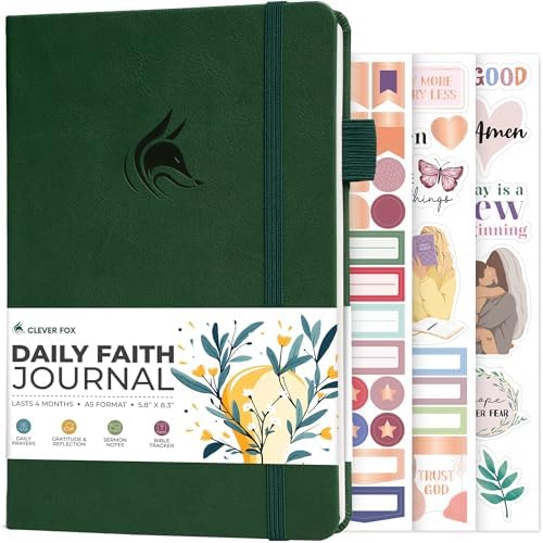 Amazon.com : Clever Fox Daily Faith Journal – Guided Prayer, Gratitude ...