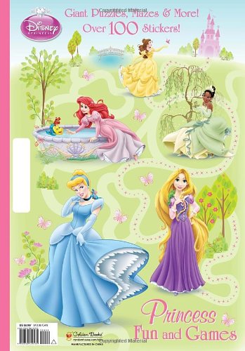 Buy Princess Fun and Games (Disney Princess): Giant Puzzles, Mazes ...