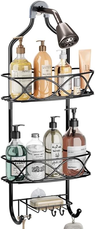 Amazon.com: Aitatty Hanging Shower Caddy Bathroom Organizer: Rustproof ...