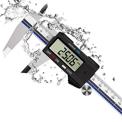 Digitaler Messschieber mit LCD-Display 150 mm, IP54 wasserdicht ...