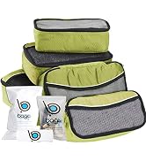 bago 8 Pcs Packing Cubes For Travel - 5 Packing Cube with 3 ZipLock ...