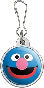 Amazon.com: GRAPHICS & MORE Sesame Street Grover Face Jacket Handbag ...