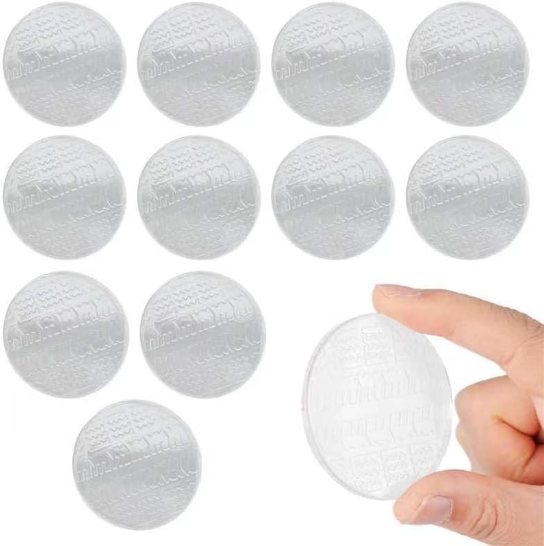 Non Slip Furniture Pads Clear Furniture Protector - 12 PCS Round Anti ...