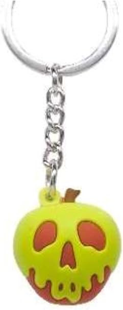 Amazon.com: Disney Evil Quenn Iconic Poison Apple Icon Ball Keychain ...