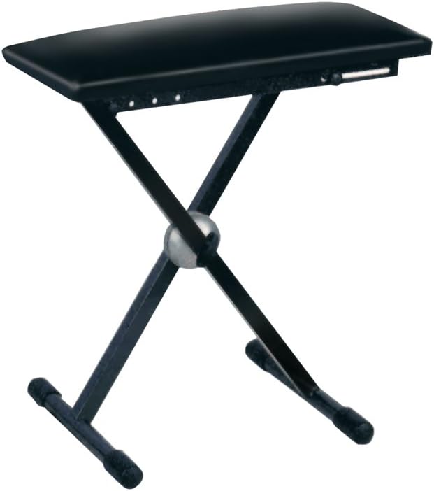 SoundLAB G001XJ Height Adjustable Keyboard Stool with Fold Away Legs ...
