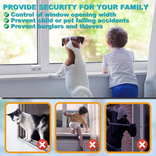 Snapklik.com : Sliding Window Locks (4 Sets), Security Window Locks
