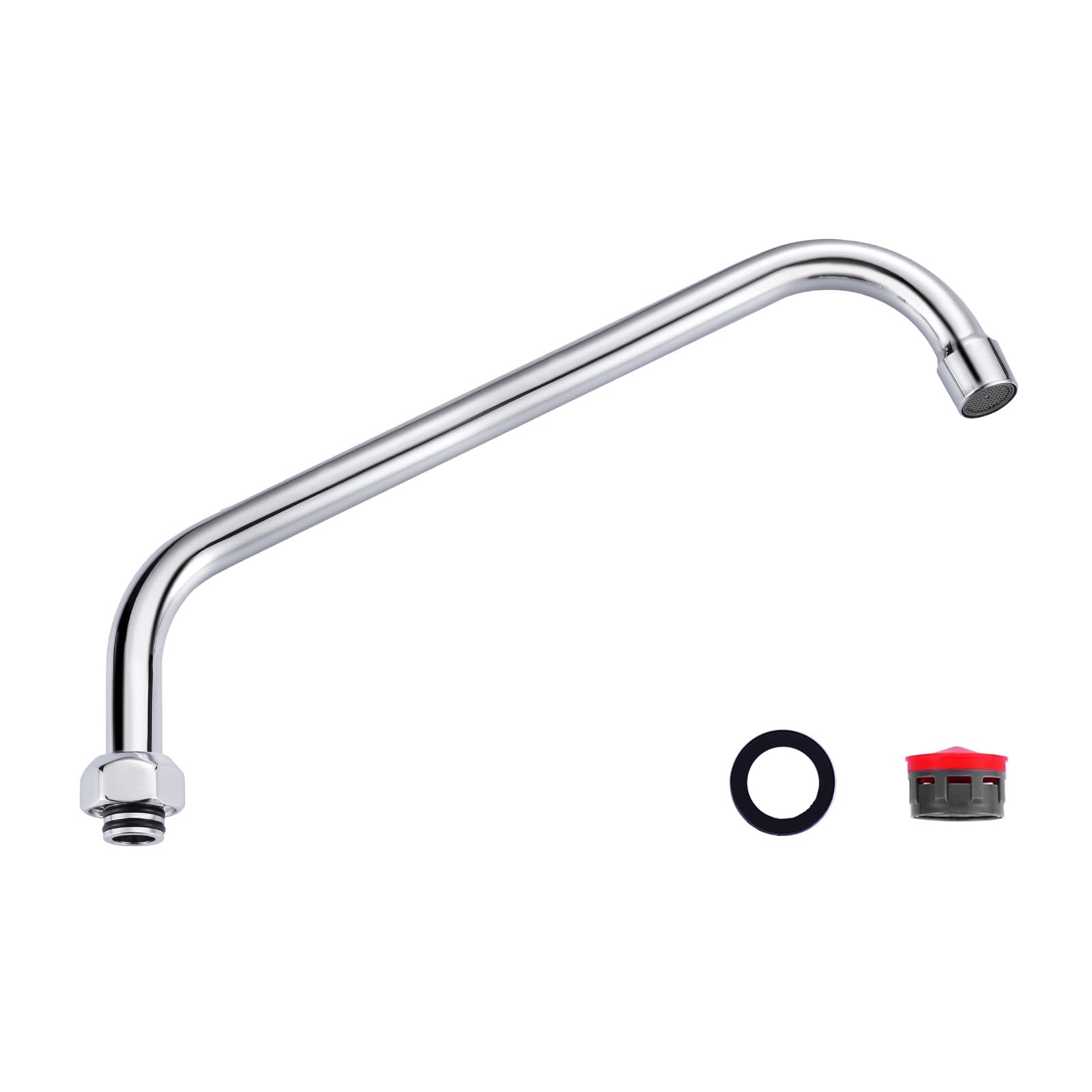 Commercial Faucet Swivel Spout Replacement: 12“ Add-on Swing Nozzle ...