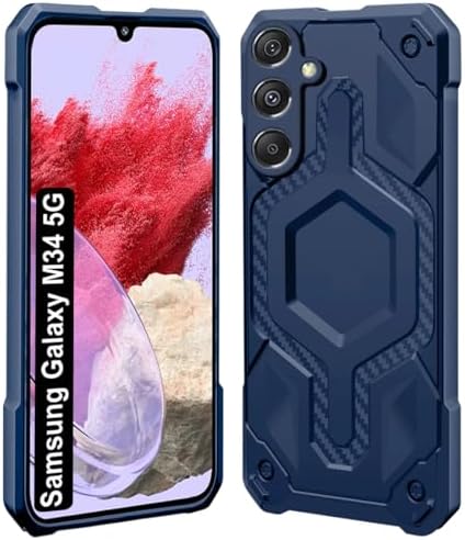 Fashionury Samsung Galaxy M34 5G / F34 5G Back Cover | Shockproof Armor ...