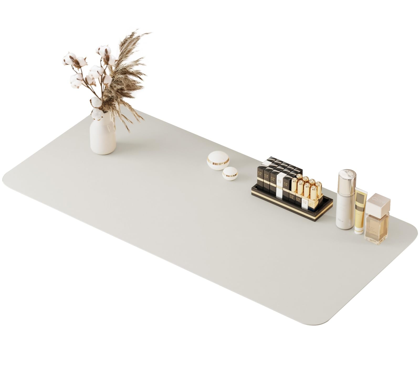 Amazon.com: metui 39.37" * 15.7" Large Makeup Mat for Vanity Top ...