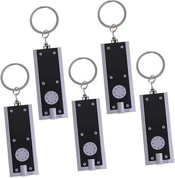 Gadpiparty 10pcs Mini Flashlight Led Keychain Lights Mini Keychain ...
