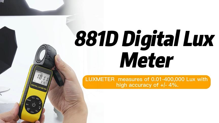 Best Place To Buy Tartan Light Meters Ap 881d Lux Meter With Ambient ...