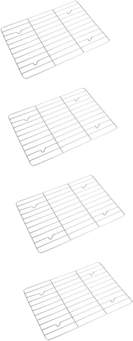 Amazon.com: Baking Rack 4pcs Baking Cooling Rack Cookie Oven Wire for ...
