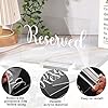 Amazon.com: Roowest 10 Set Acrylic Reserved Table Signs Clear Wedding ...