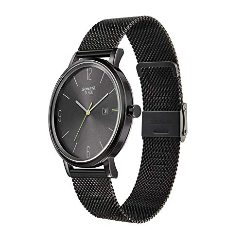 Buy Sonata Sleek Analog Grey Dial Men's Watch 7131NM01/NN7131NM01 ...