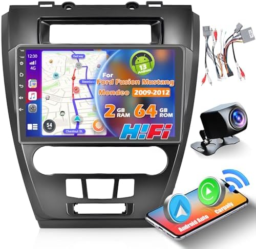 Amazon.com: [2G+64G] Car Radio for Ford Fusion Mondeo Mustang 2009-2012 ...