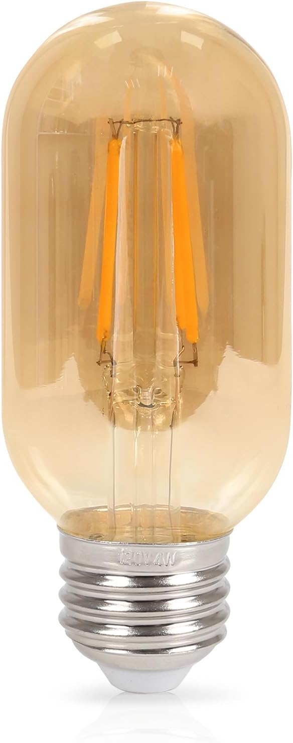 Hong-in T45 Dimmable LED Light Bulbs 6W 2700K Warm White,E26 Base ...