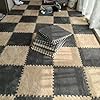 Haklein 10Pcs 30x30x1cm Plush Foam Puzzle Area Rug, Soft Interlocking ...