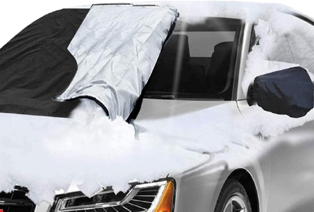 Car Windscreen Cover GENERISE Reversible All Seasons Car Screen Cover ...