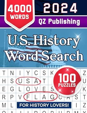 Amazon.com: U.S. History 100 Word Search Puzzles: Enjoy History ...