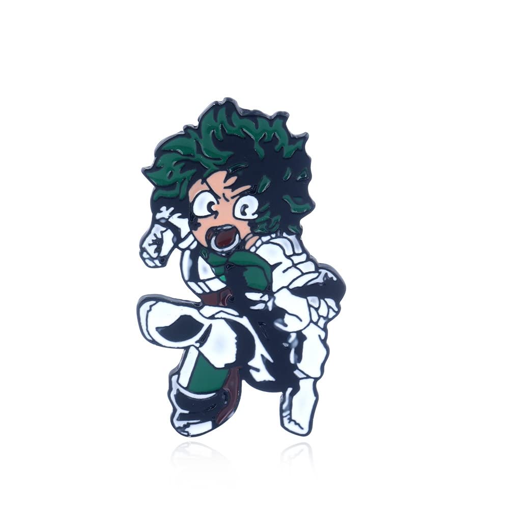 Amazon.com: MHA Deku Enamel Pins Brooches - Bakugo Shoto Anime Badges ...