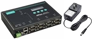 Amazon.com: Moxa NPort 5650-8-DT with Adapter 8 Port RS-232/422/485 Desktop Mode Device Server ...