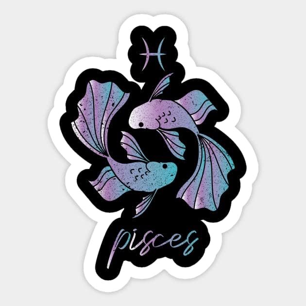 Amazon.com - Pisces Zodiac Astrology Signs Stickers Decal for Laptop ...