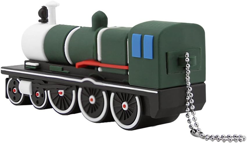 Amazon.com: Novelty Cute Cartoon Green Train Shape 16GB USB 2.0 Flash ...