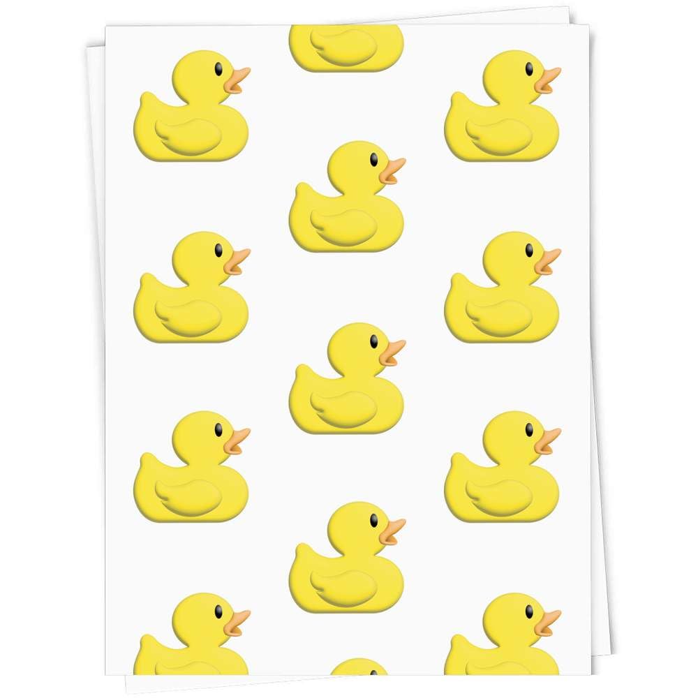 Rubber Ducky Wrapping Paper Christmas Wrapping Paper, Ducks In The