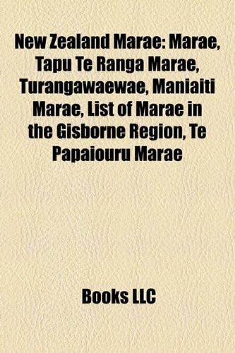 New Zealand Marae: Marae, Tapu Te Ranga : Llc, Books: Amazon.es: Libros