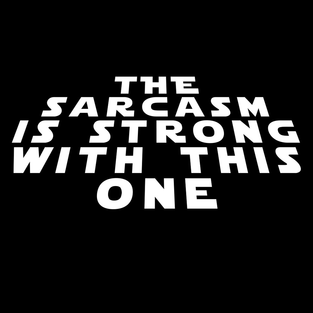 Amazon.com - The Sarcasm is Strong with This One Funny 6" Vinyl Sticker ...