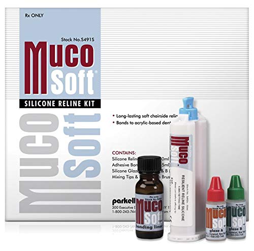 Amazon.com: PRK MucoSoft Soft Denture Reline Kit Pink : Health & Household