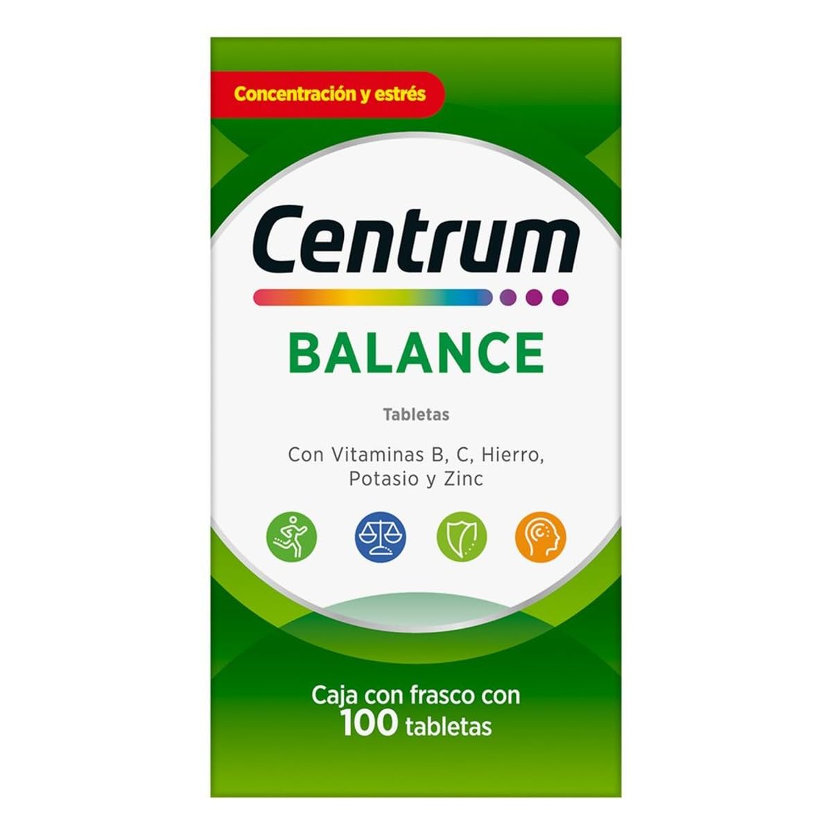 Centrum Balance Multivitaminico, Con Vitamina B, Vitamina C, 100 ...