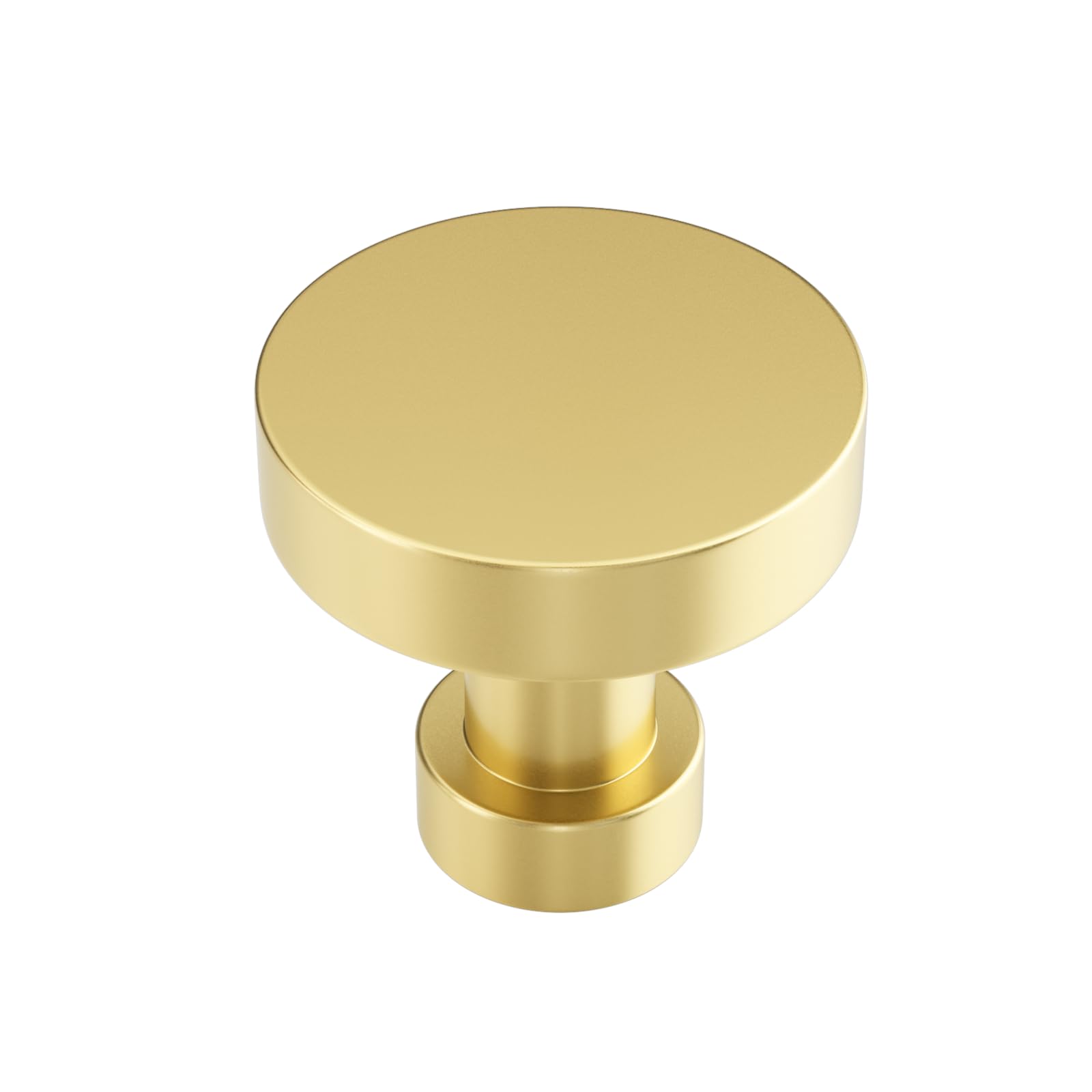 homdiy 10 Pack Gold Cabinet Knobs Brushed Brass Kitchen Cabinet Knobs ...