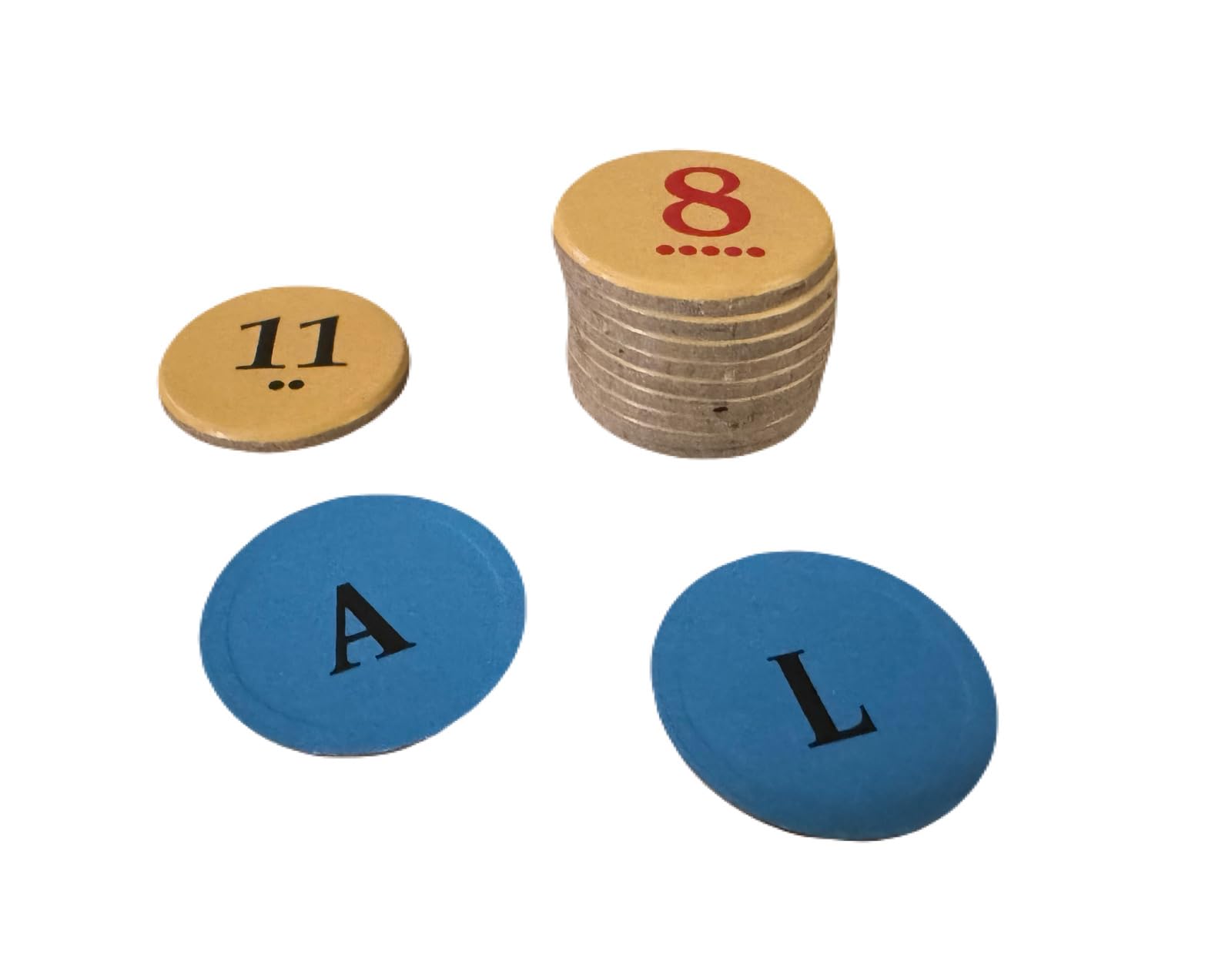 Amazon.com: Number Tokens for Settlers of Catan - Complete Replacement ...