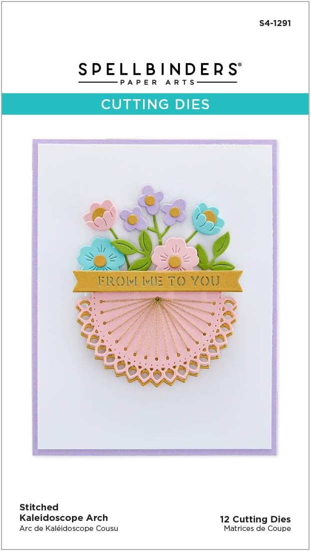 Amazon.com: Spellbinders S4-1291 Stitched Kaleidoscope Arch Etched Dies