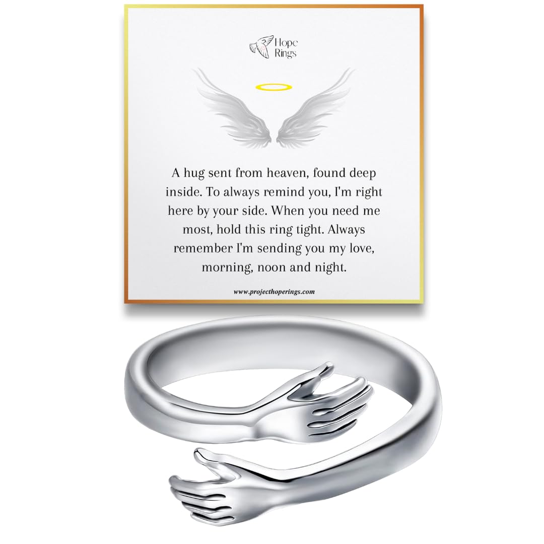 Amazon.com: Project Hope Rings – The Hug From Heaven Ring – Handcrafted ...