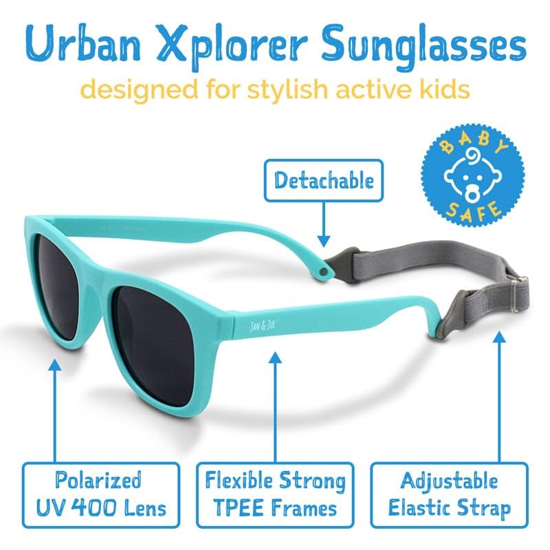 Snapklik.com : JAN & JUL Kids Polarized Sunglasses, UV400, Flexible