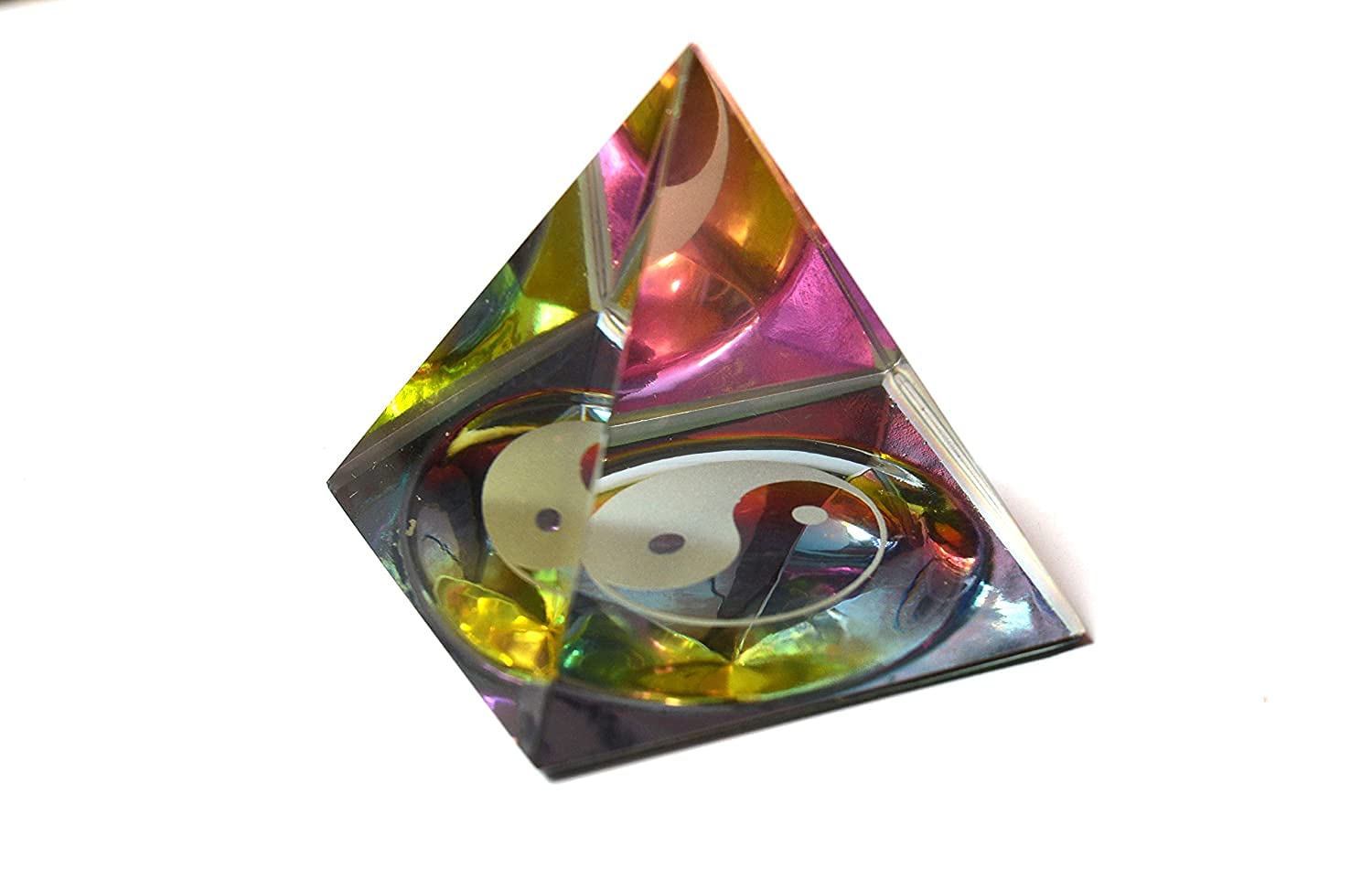 Buy Revashree Craft World Vastu/Feng Shui Crystal Evil Eye Pyramid for ...